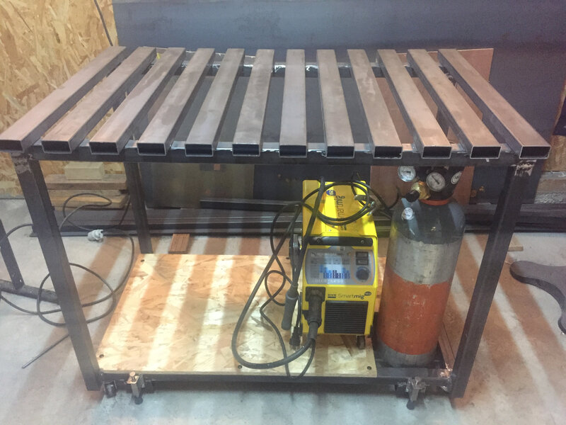 Une table de soudure polyvalente - Olivierbricole