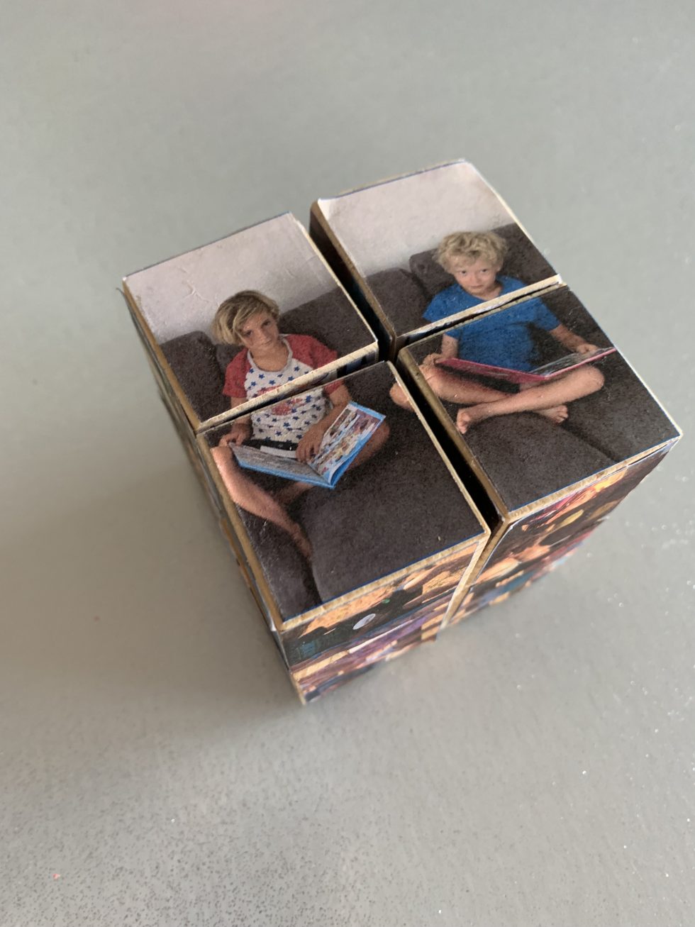 Cube photo pliable - Olivierbricole